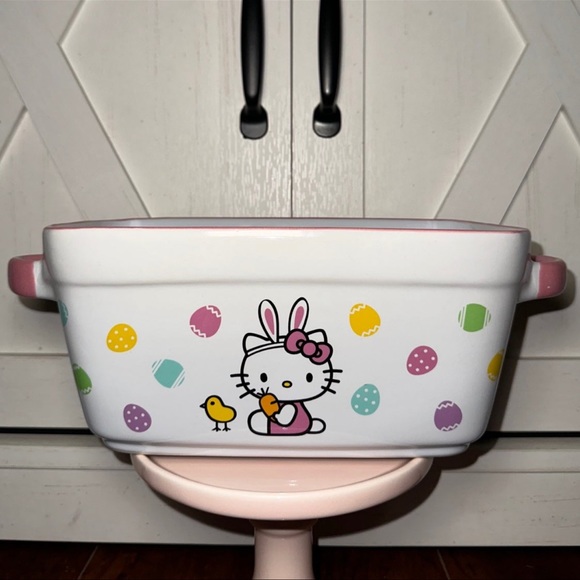 Hello Kitty | Dining | Hello Kitty Easter Bunny With Colorful Eggs Loaf ...